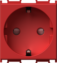 VTIČNICA MODUL VRN 2P+E 16A rdeča šuko 2M TEM - Inpos